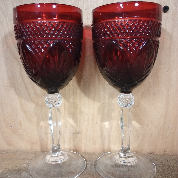 Lenox | Dining | Ruby Red Goblet | Poshmark